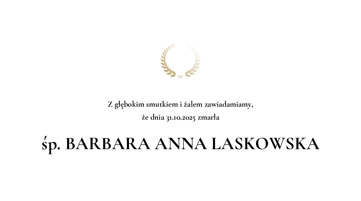 BARBARA ANNA LASKOWSKA - Firma Lewandowski Kowal